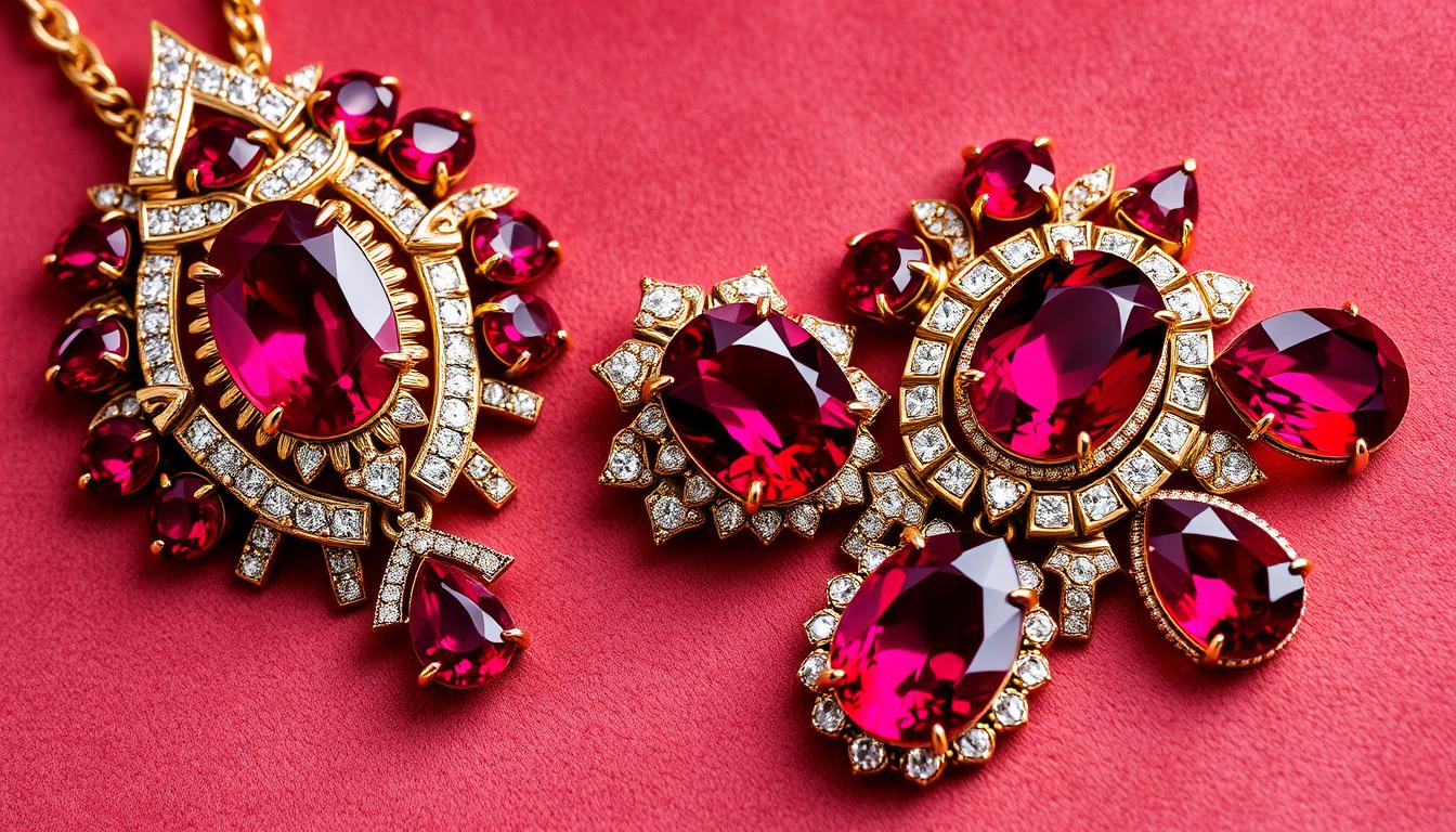 Roter Edelstein - Rubin und Granat im Überbl Edelstein-Blog